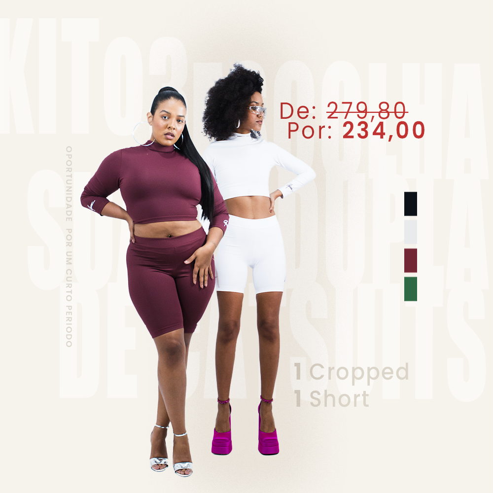 KIT3 - CROPPED E SHORT – Agomide